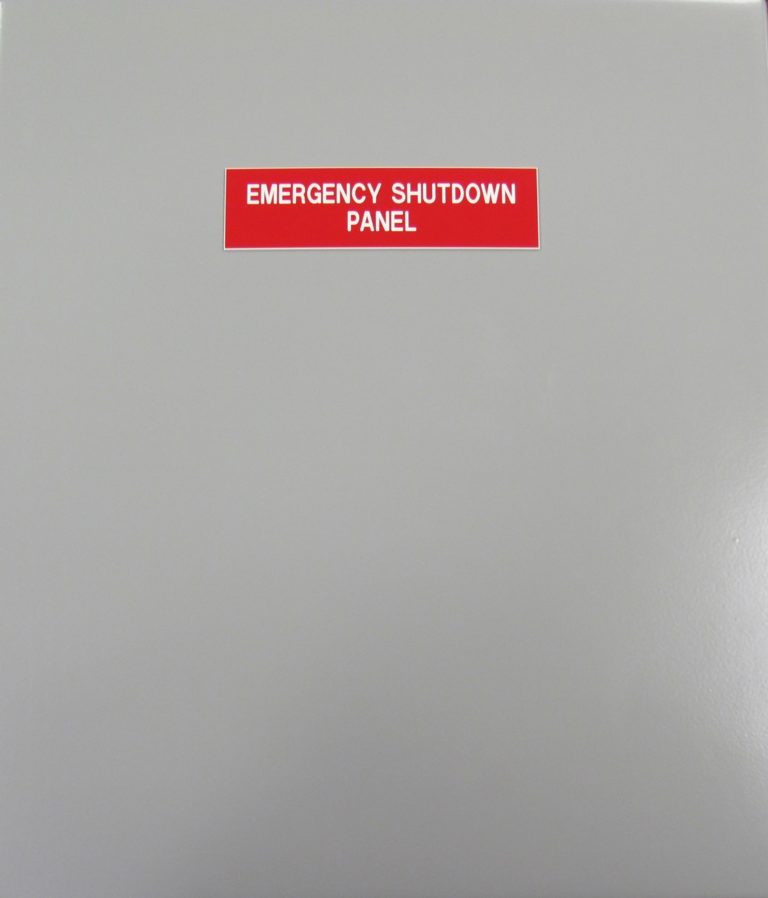 Emergency Shut-Down Panels - JBOX, LLC.
