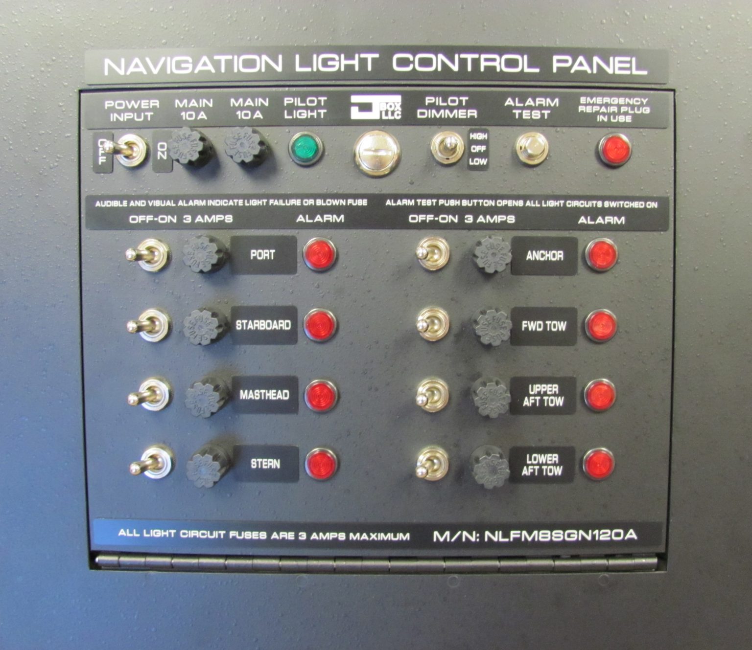 Navigation Light Control Panel - JBOX, LLC.