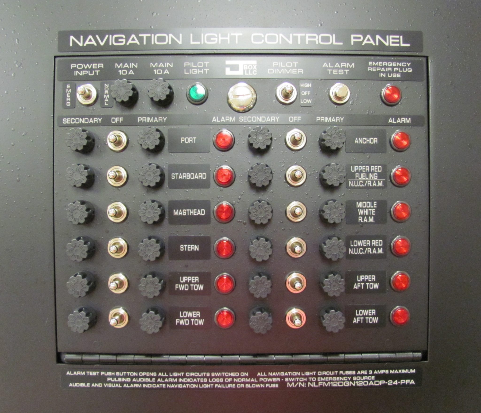 Navigation Light Control Panel - JBOX, LLC.