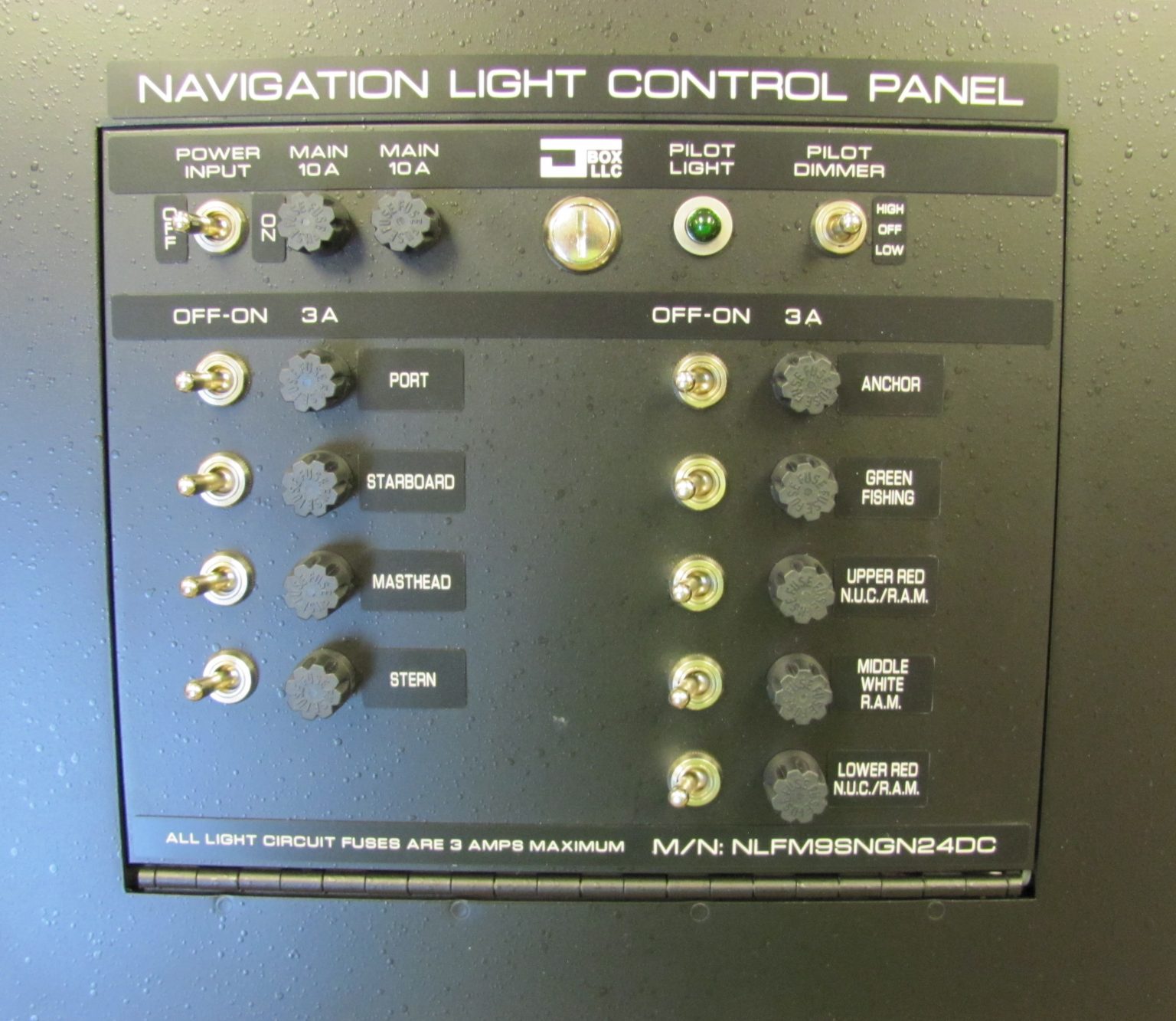 Navigation Light Control Panel - JBOX, LLC.