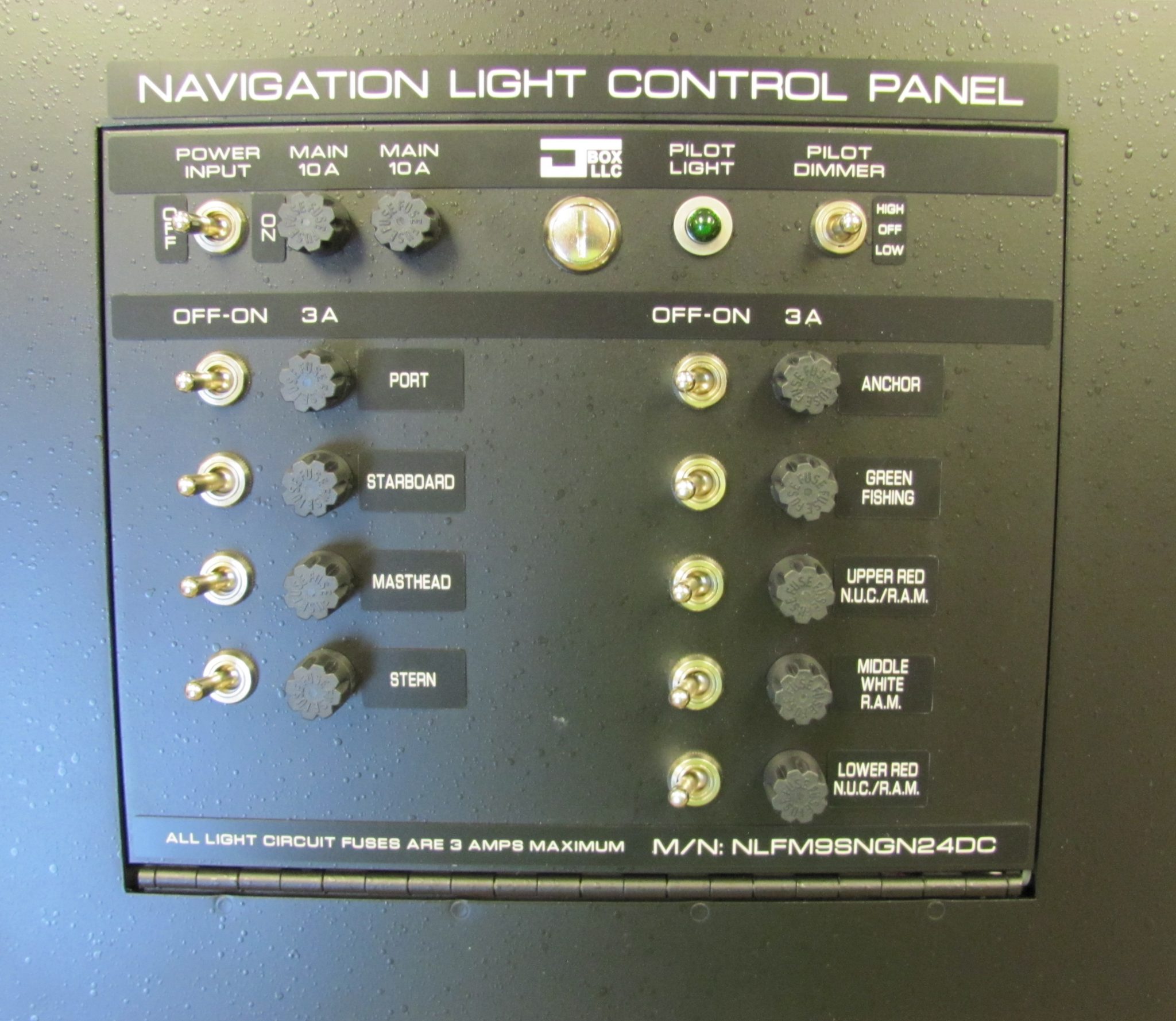 Navigation Light Control Panel - JBOX, LLC.