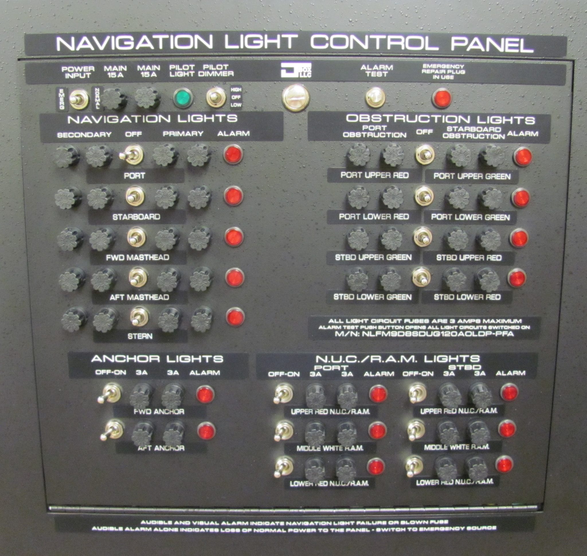 Navigation Light Control Panel - JBOX, LLC.