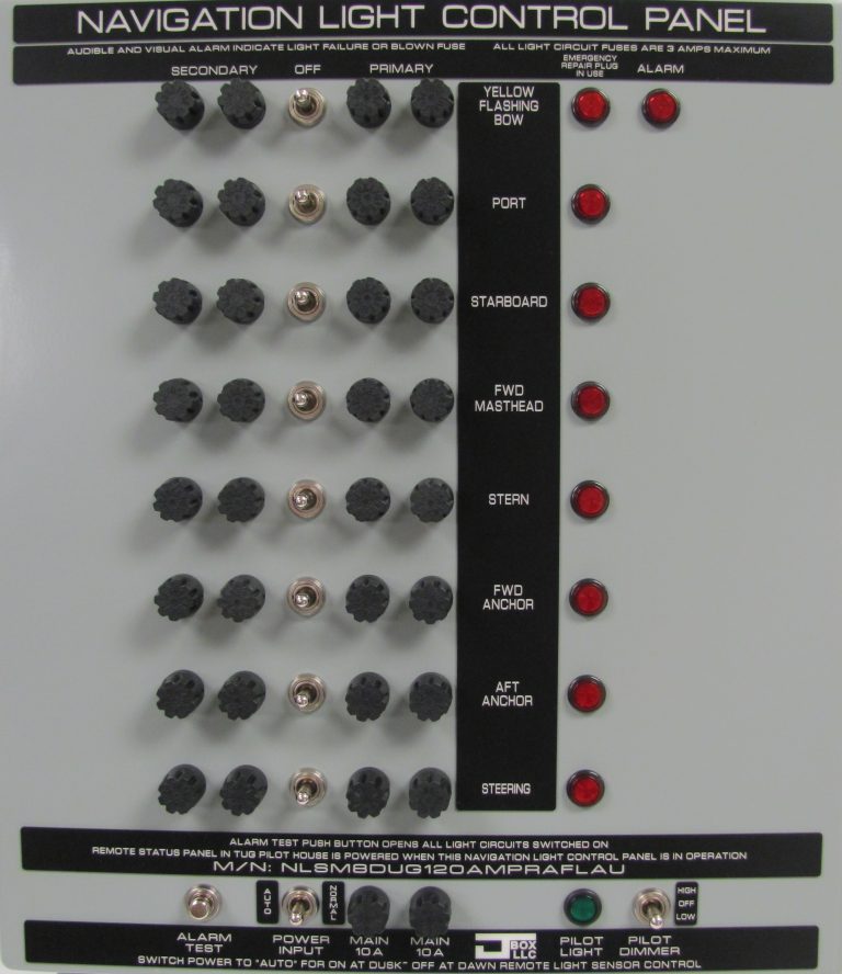 Navigation Light Control Panel - JBOX, LLC.