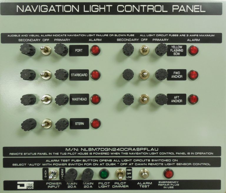 Navigation Light Control Panel - JBOX, LLC.