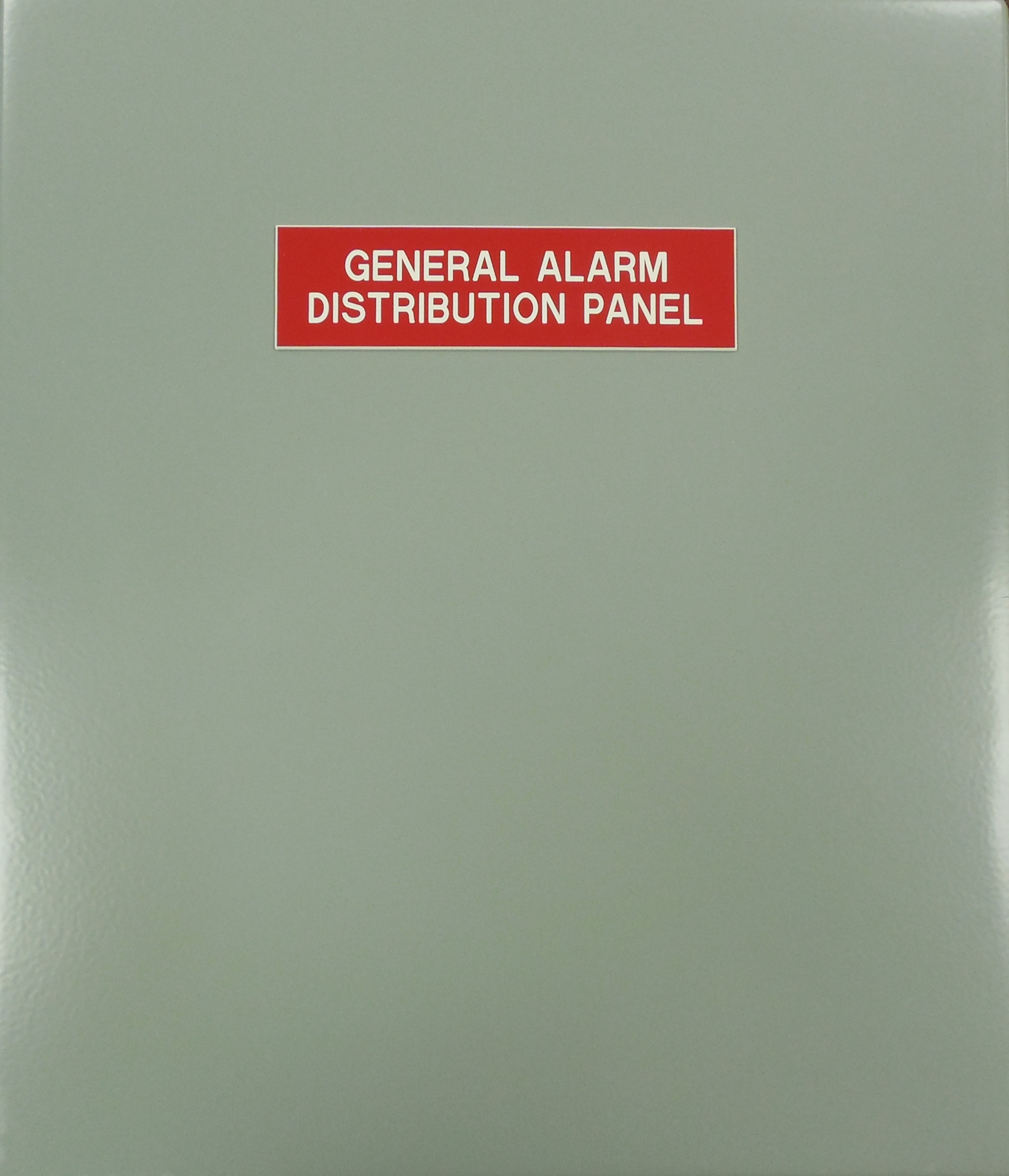 General Alarm Distribution Panel - JBOX, LLC.